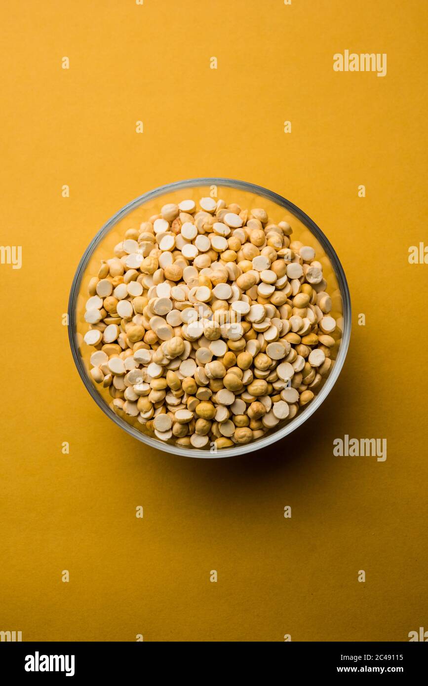 Roasted Split Chickpea Daliya / Dalia or Chana Dal is a popular healthy ...