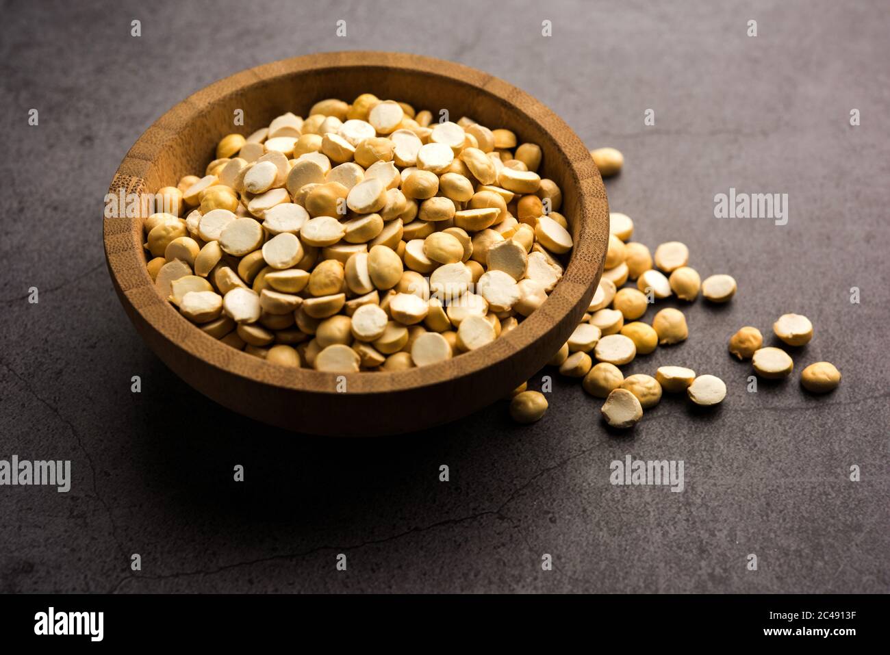 Roasted Split Chickpea Daliya / Dalia or Chana Dal is a popular healthy ...