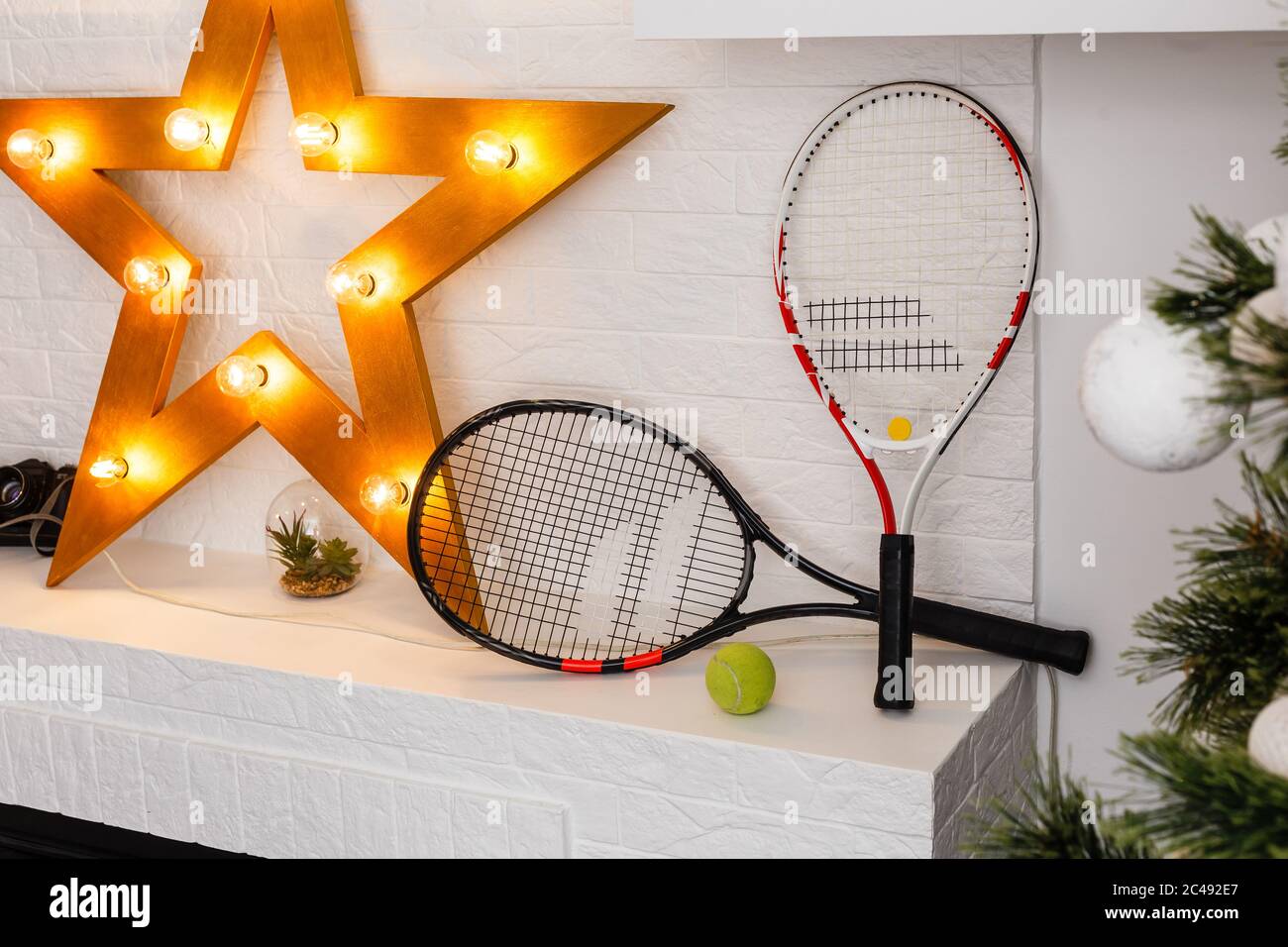 Tennis christmas new year hi-res stock photography and images - Alamy
