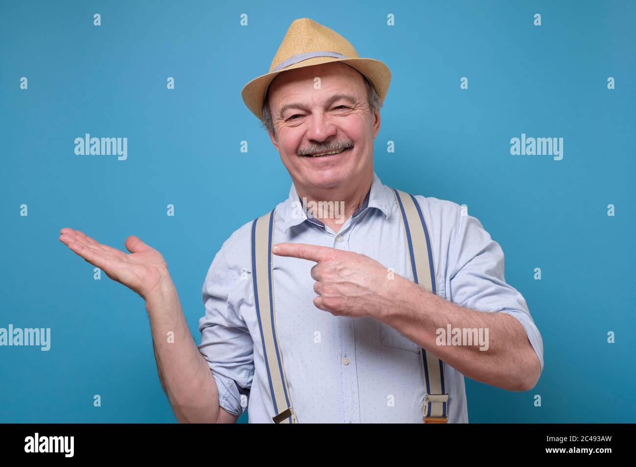 Man shows him something hi-res stock photography and images - Alamy