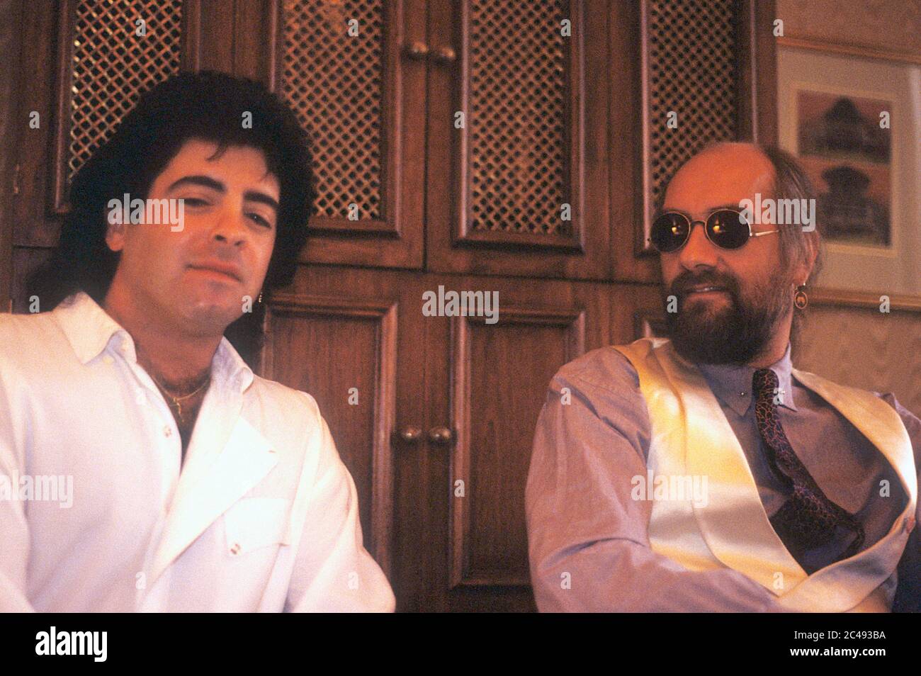 Rick Vito and Mick Fleetwood from Fleetwood Mac during an interview in ...