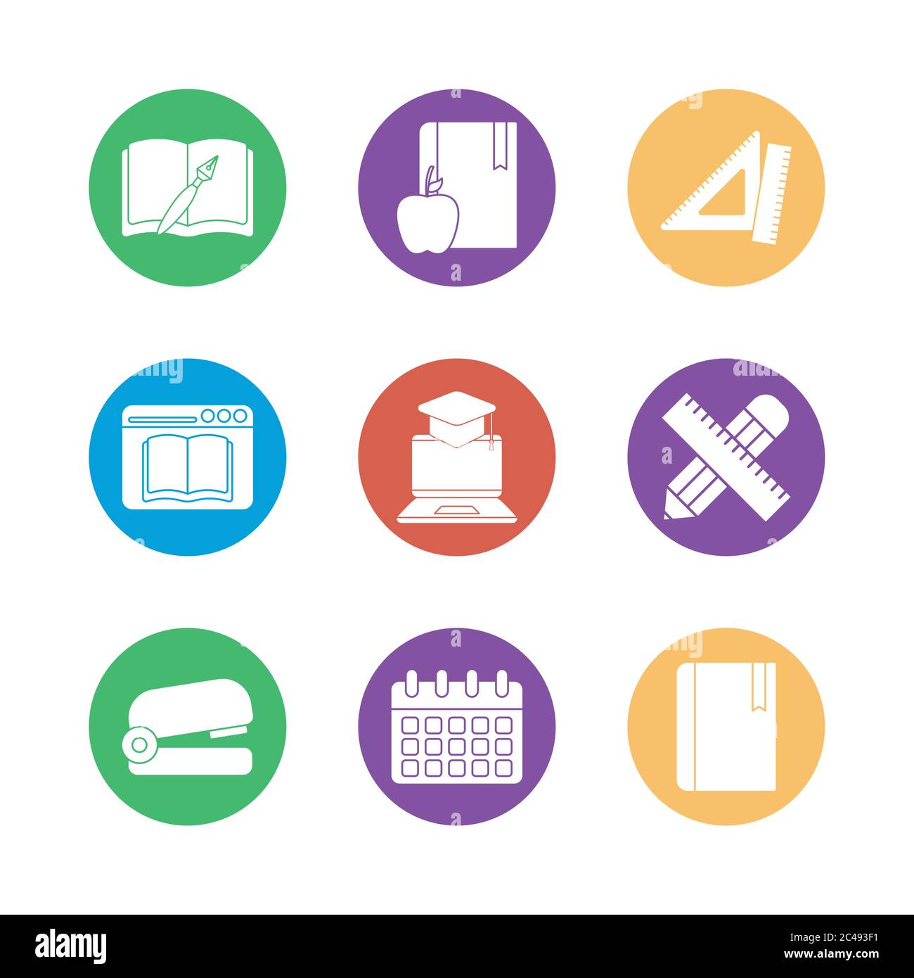 icon set design, Eduaction school university class lesson knowledge ...