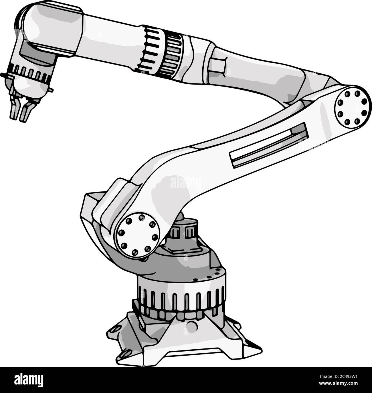 robotic arm vector electronic Stock Vector Image & Art - Alamy
