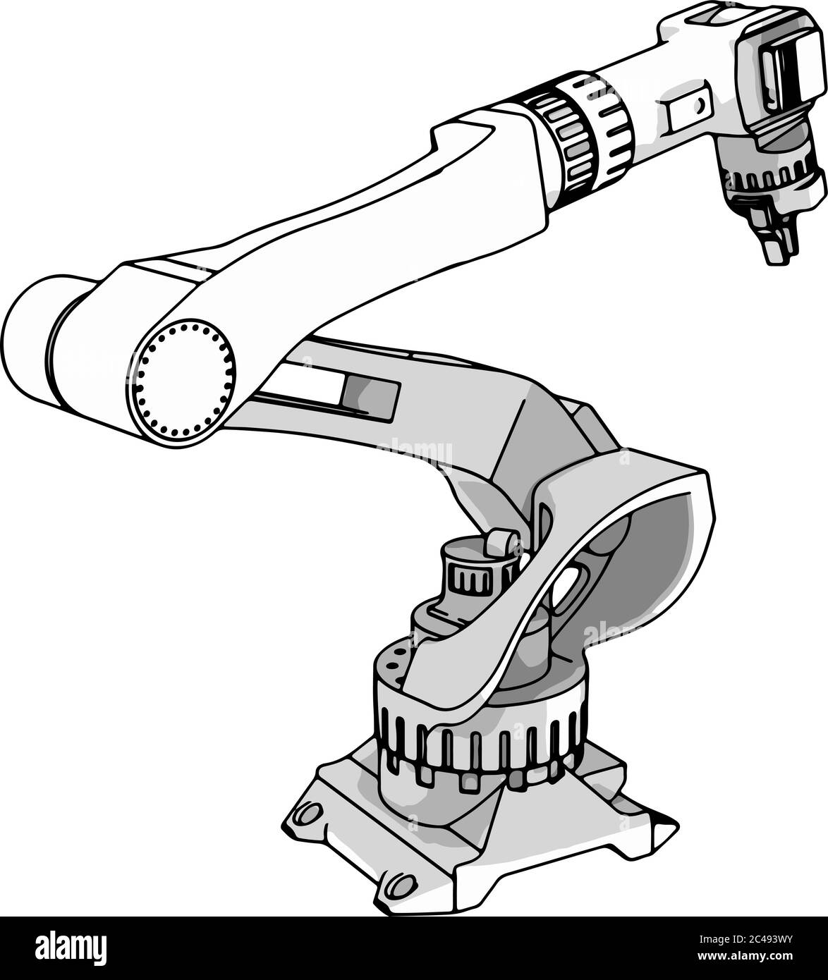 robotic arm vector electronic Stock Vector Image & Art - Alamy