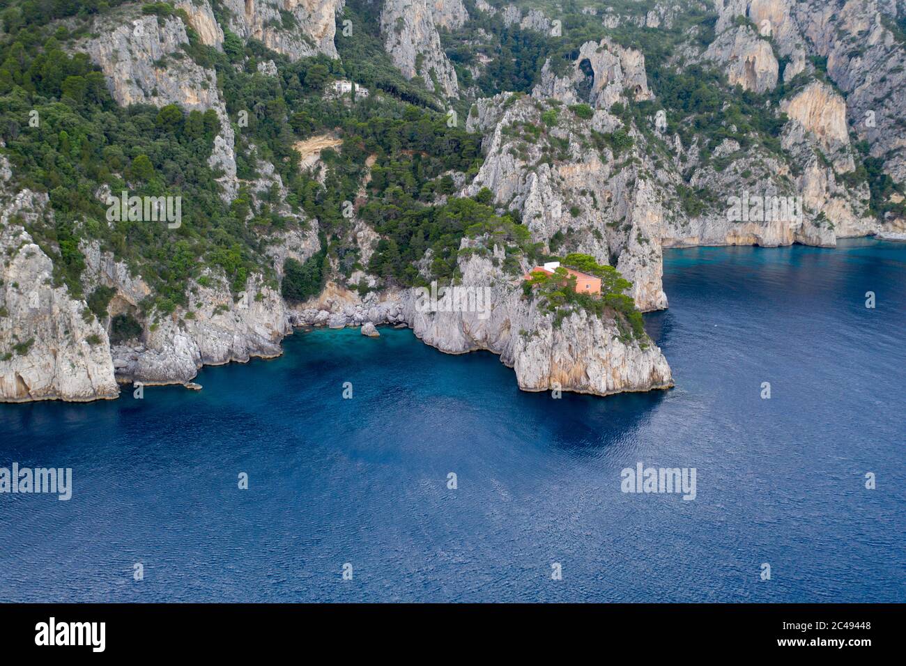 Capri, Casa Malaparte, museo Curzio Malaparte Stock Photo - Alamy