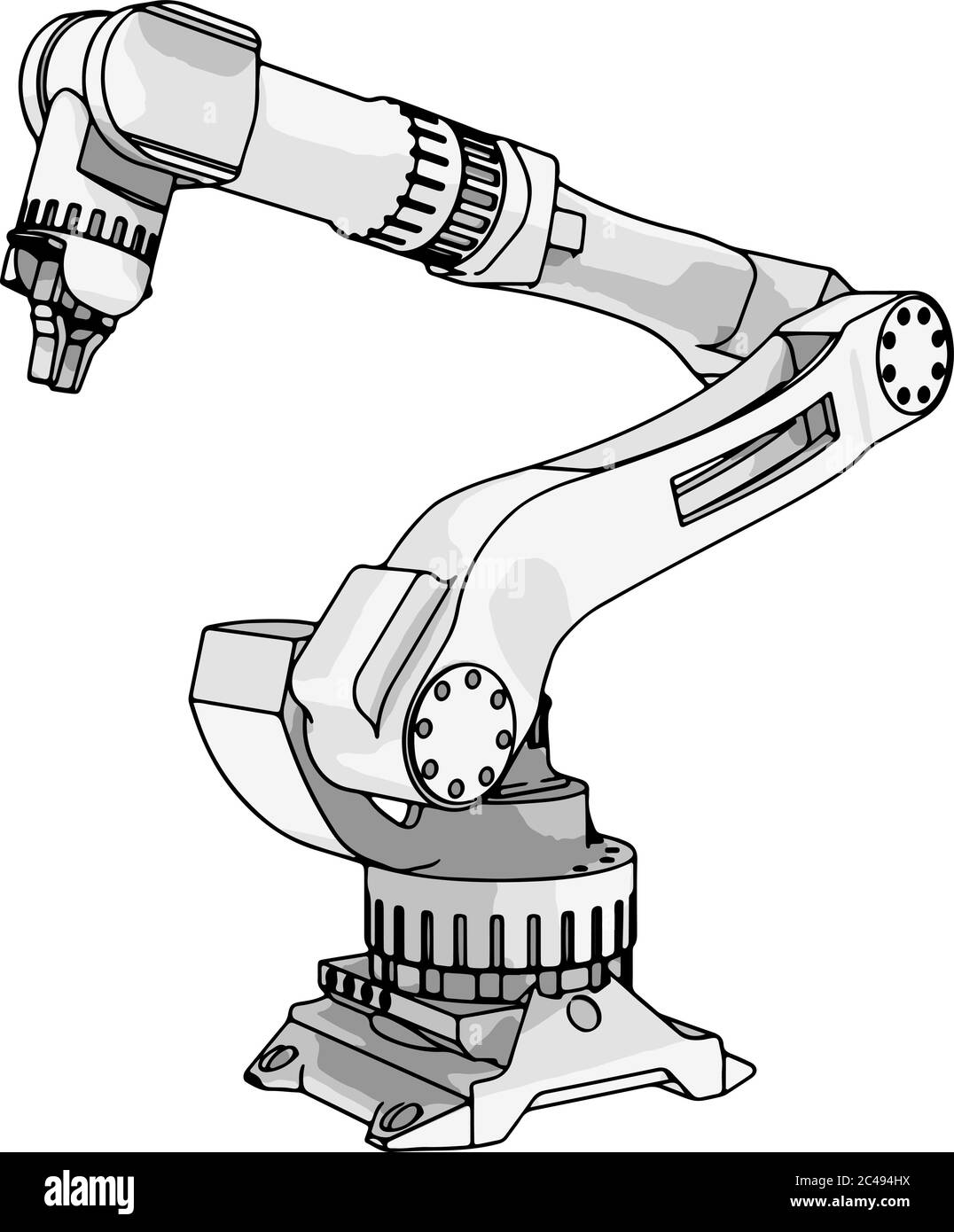 robotic arm vector electronic Stock Vector Image & Art - Alamy
