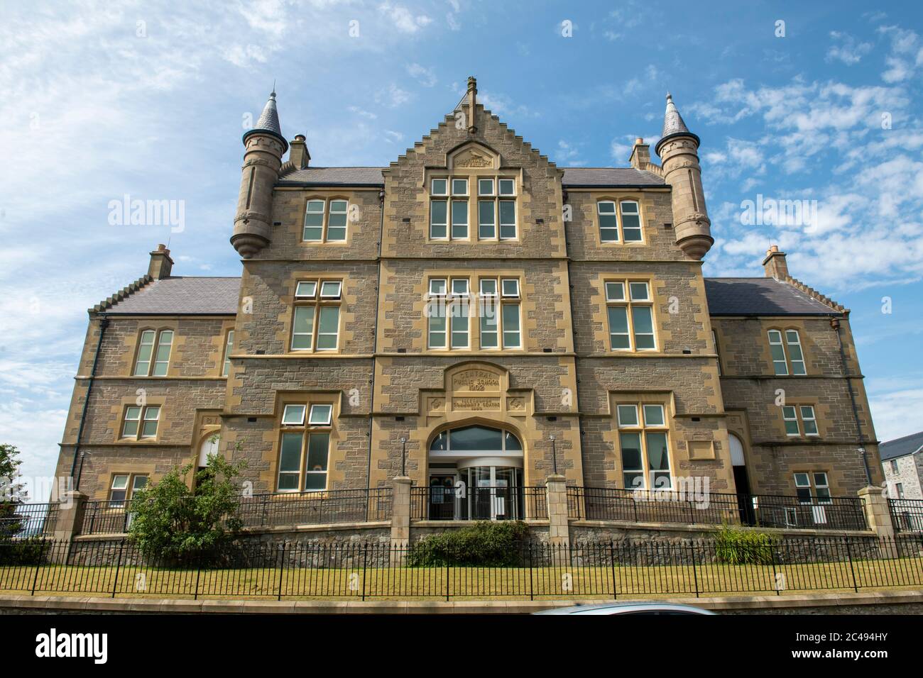 Lerwick, Shetland's capital, featuring historic sites like the old ...