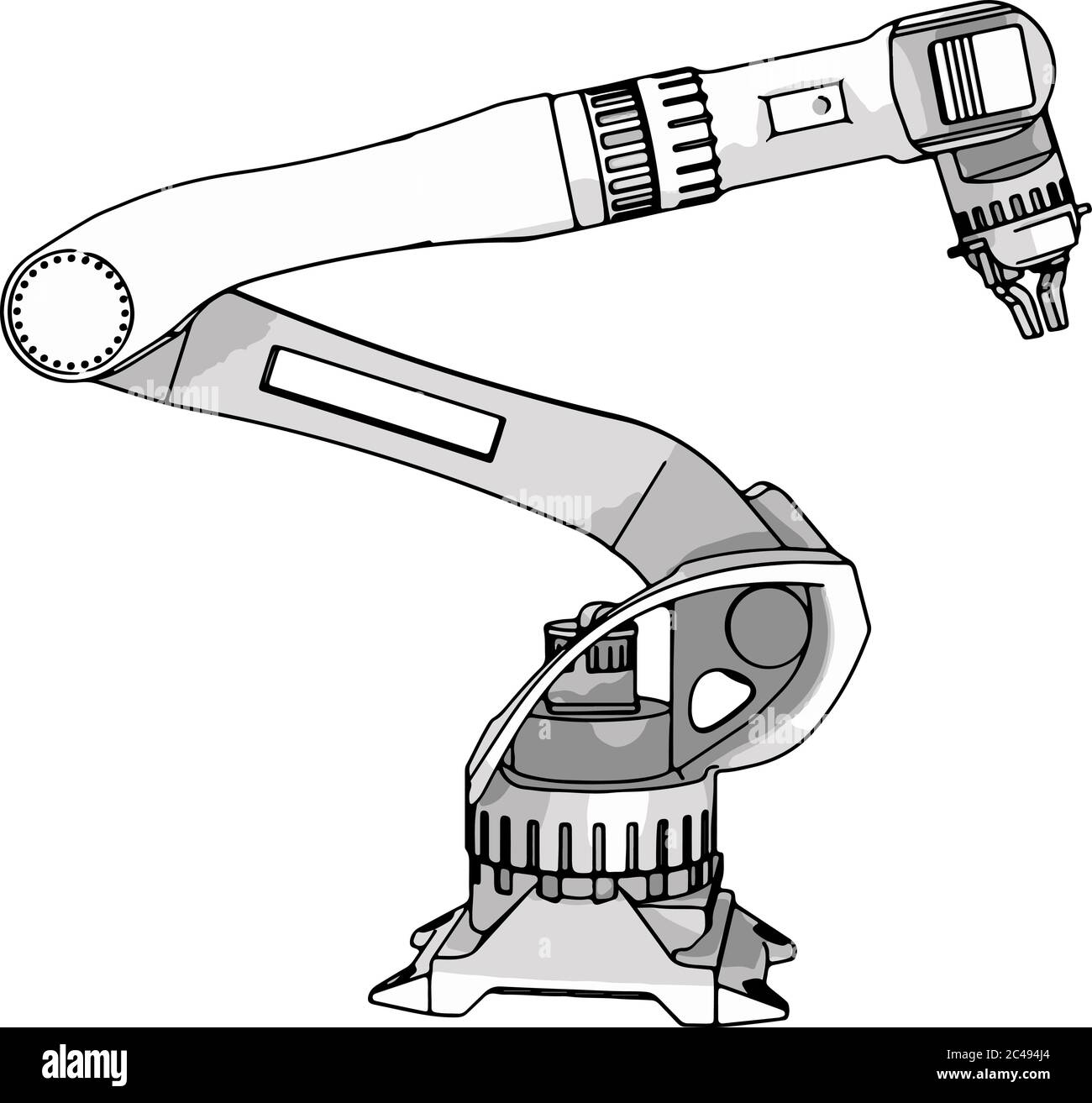 robotic arm vector electronic Stock Vector Image & Art - Alamy