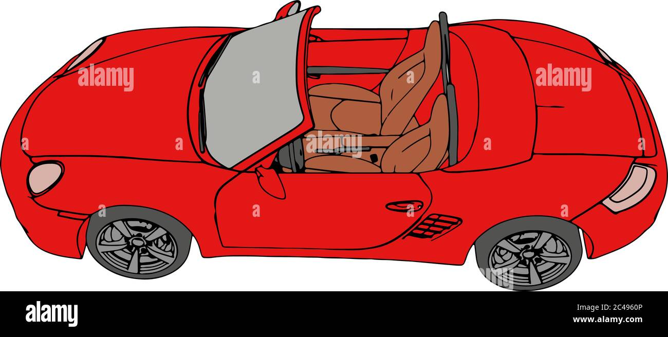 red sports car vector Stock Vector Image & Art - Alamy