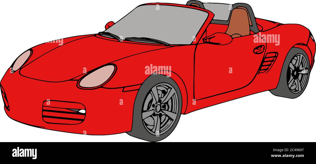 red sports car vector Stock Vector Image & Art - Alamy