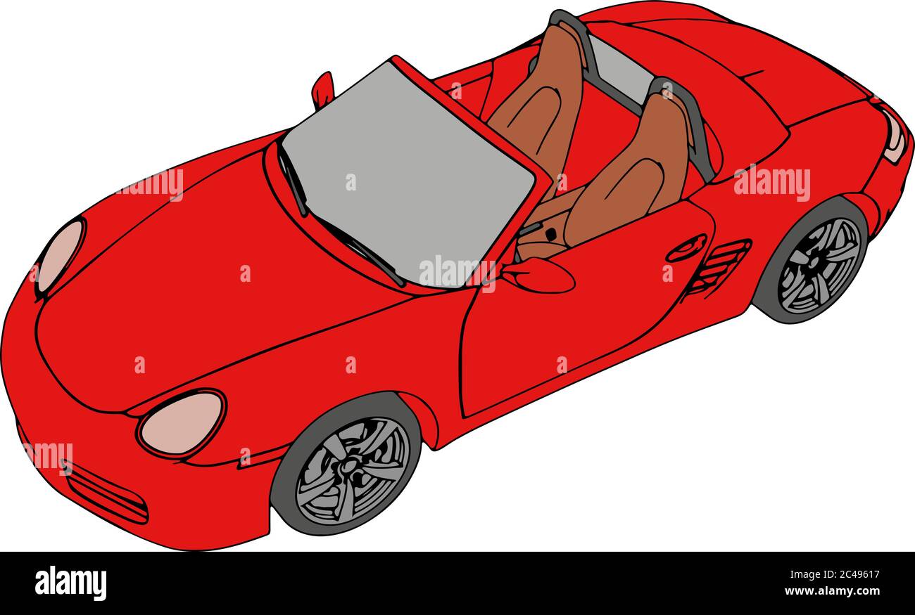 red sports car vector Stock Vector Image & Art - Alamy