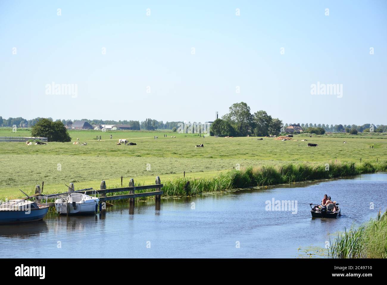 Water sports in Friesland, Netherlands Kollum Stock Photo - Alamy