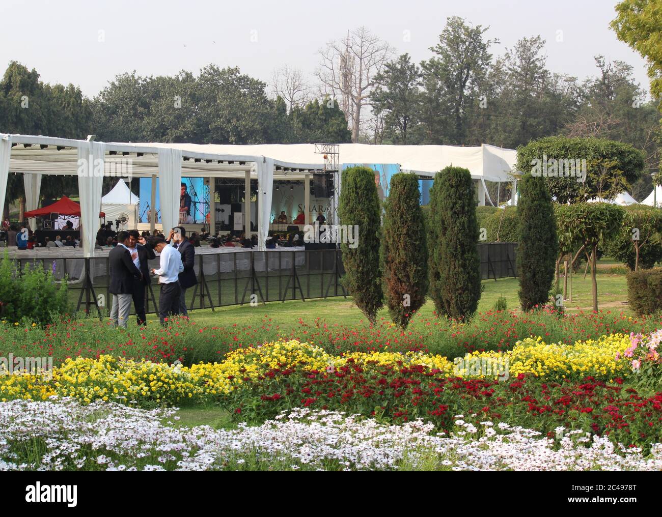 Music concert in Nehru Park, New Delhi, India Stock Photo - Alamy