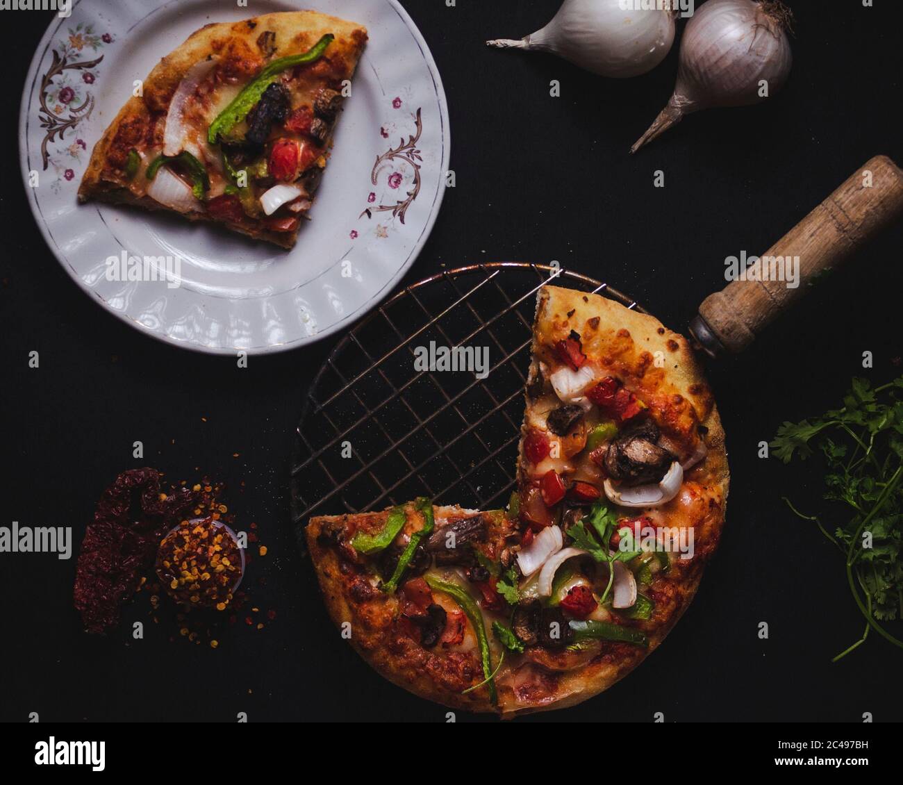 Classic Italian pizza Stock Photo - Alamy