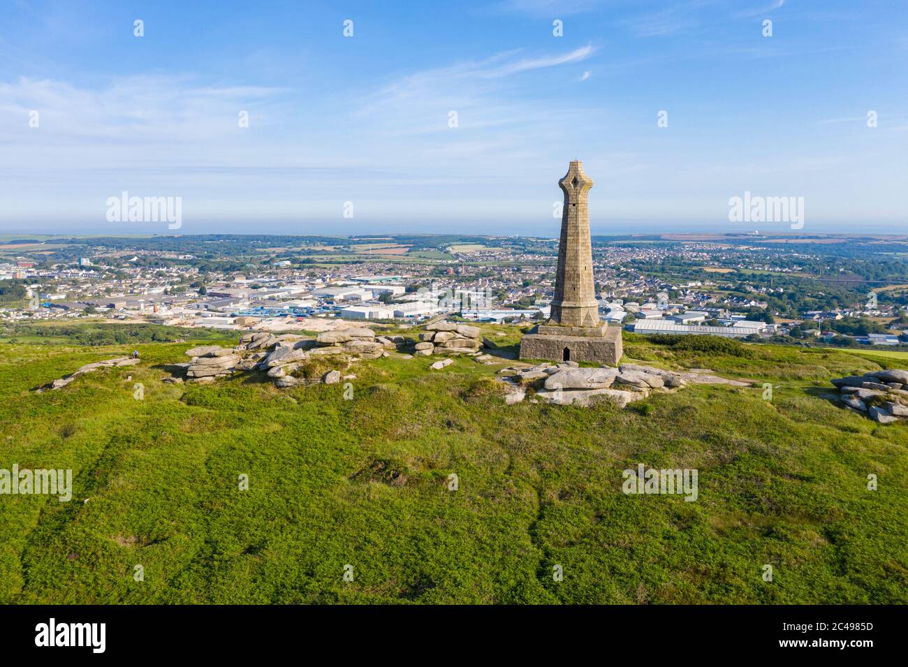 Carn brea castle redruth hi-res stock photography and images - Alamy