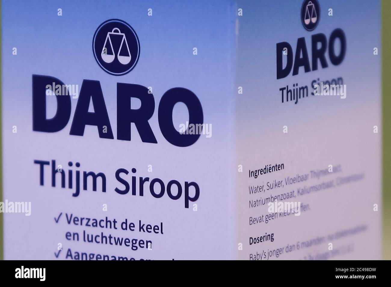 NIEUWEGEIN, 25-06-2020 , , Commonly used medicines available at the ...