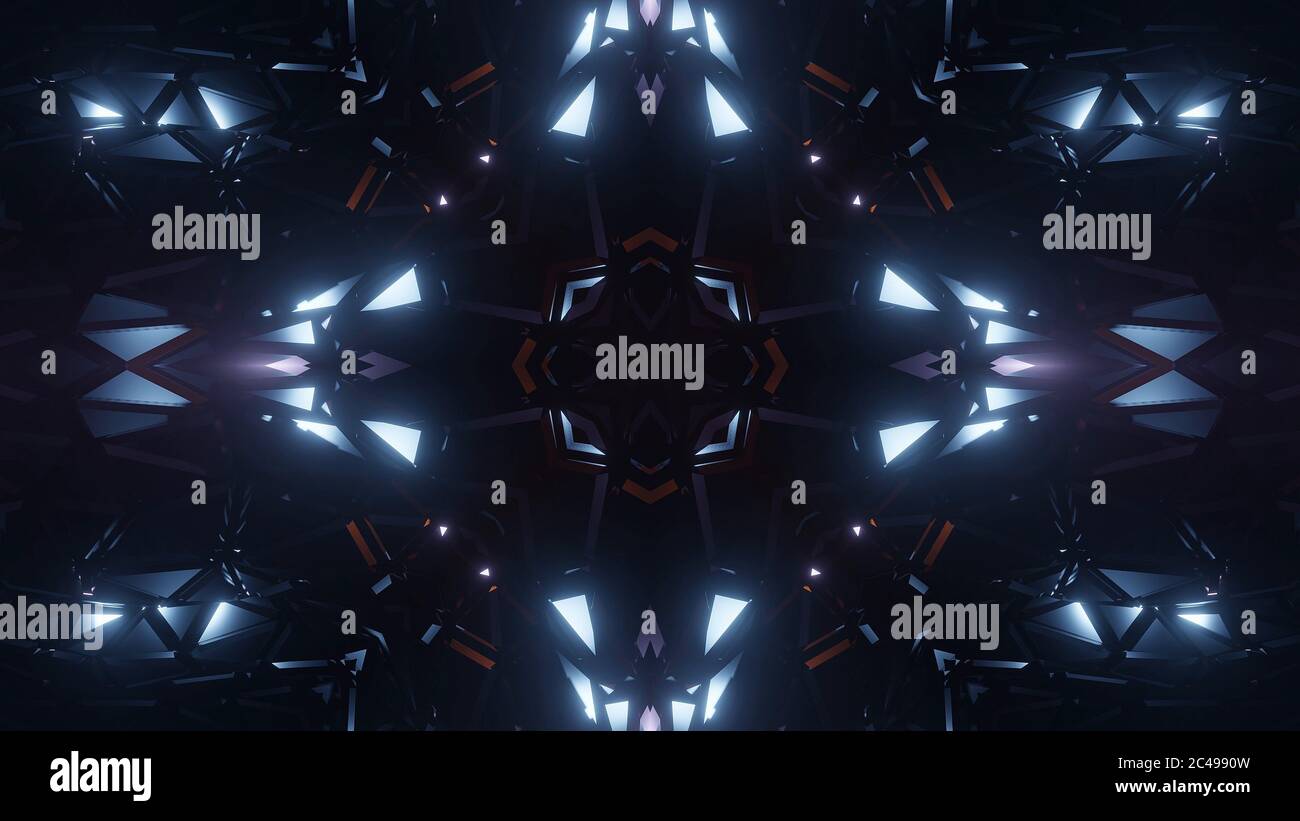 Illustration of shiny and colorful geometric shapes Stock Photo - Alamy