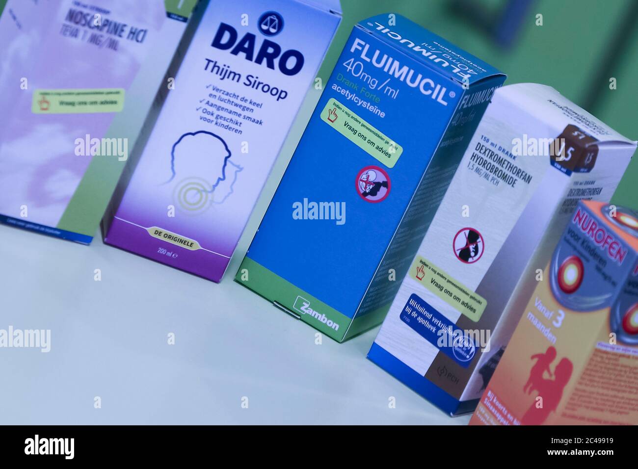 NIEUWEGEIN, 25-06-2020 , , Commonly used medicines available at the ...