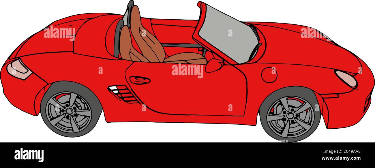 red sports car vector Stock Vector Image & Art - Alamy