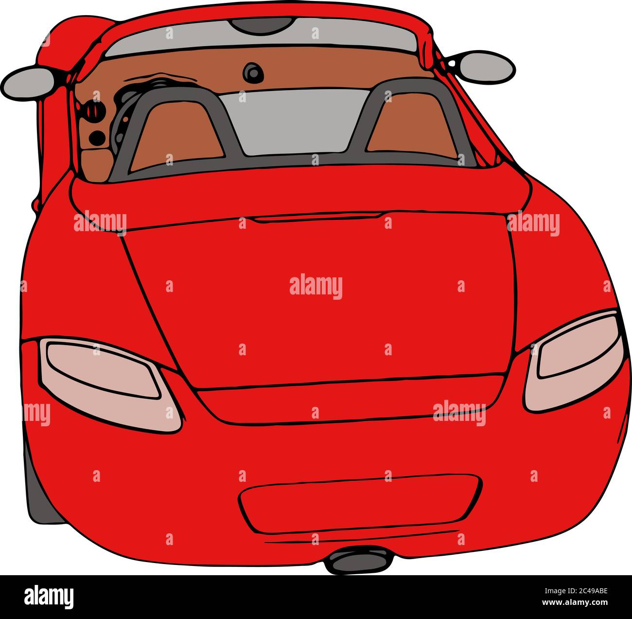red sports car vector Stock Vector Image & Art - Alamy