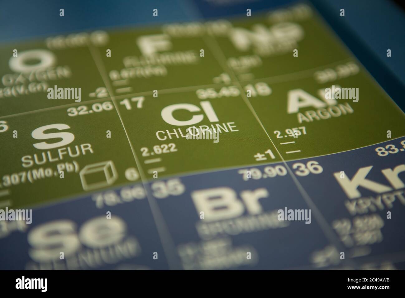 Chlorine element hi-res stock photography and images - Alamy
