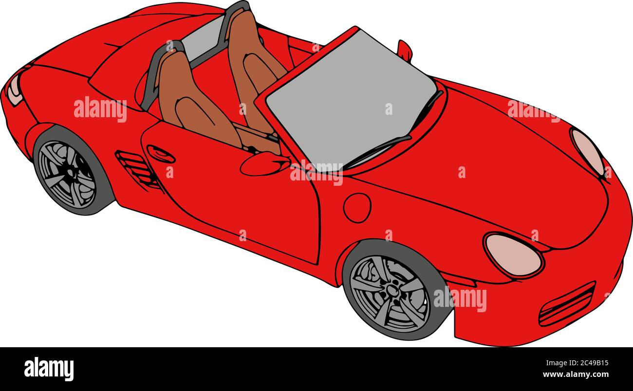 red sports car vector Stock Vector Image & Art - Alamy