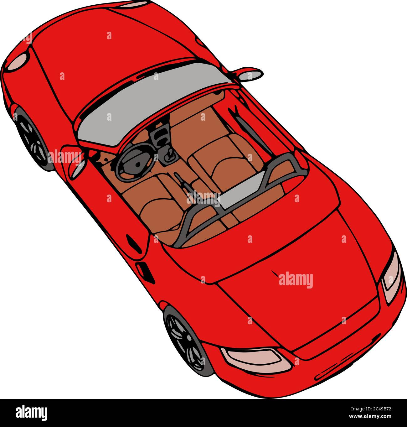 red sports car vector Stock Vector Image & Art - Alamy