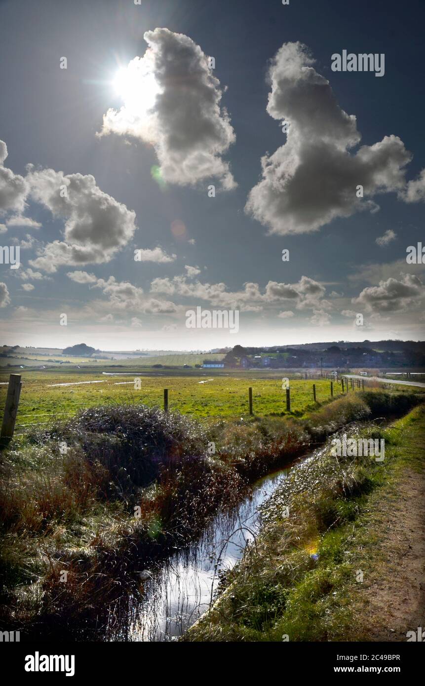 England draining marsh hi-res stock photography and images - Alamy