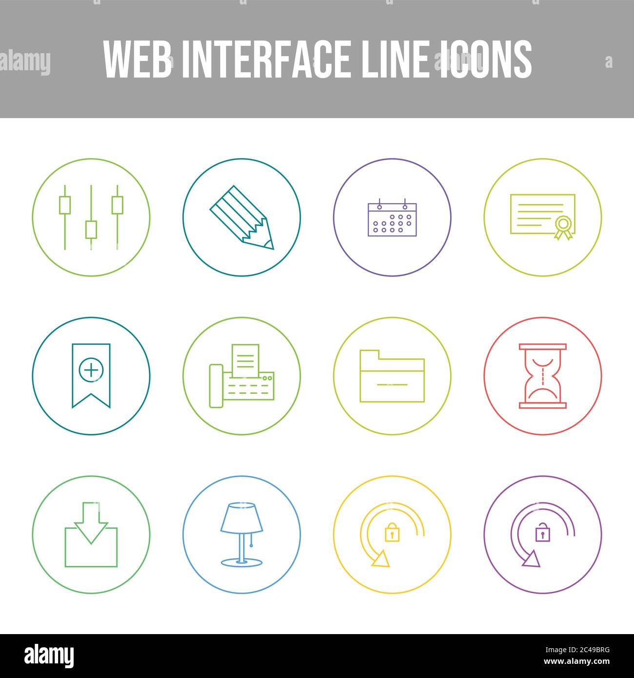 Interface hourglass Stock Vector Images - Alamy