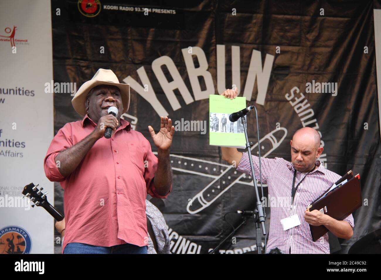 Uncle Raymond Finn from South Australia talks about a book on the main ...