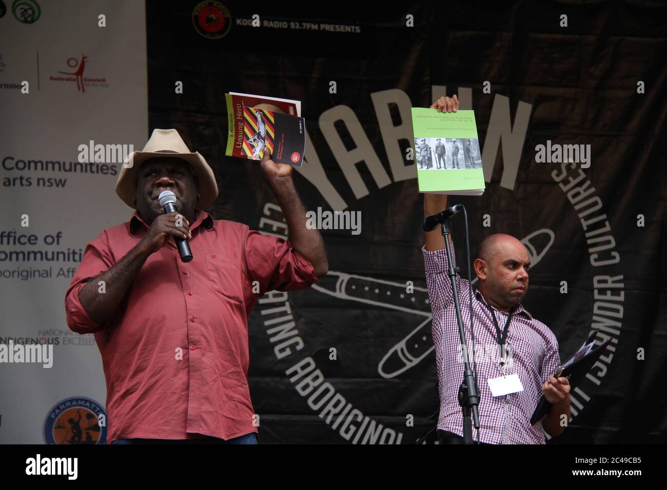 Uncle Raymond Finn from South Australia talks about a book on the main ...