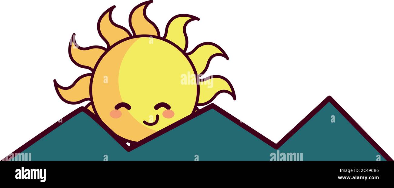 landscapes, nature and land animals vector illustration design Stock ...