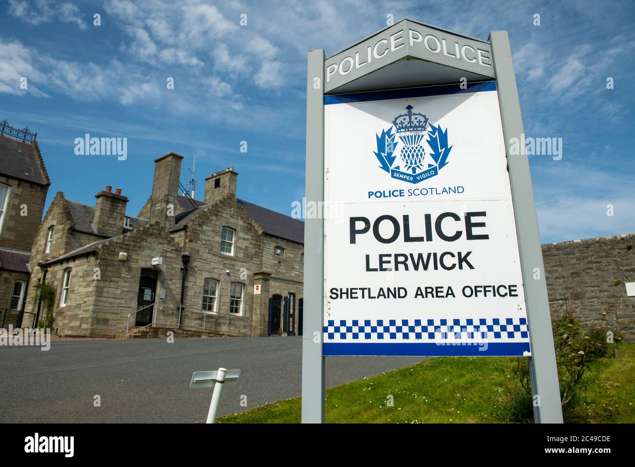 Lerwick police office hi-res stock photography and images - Alamy