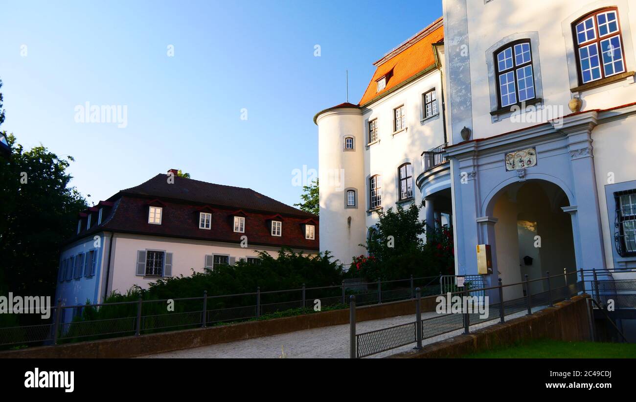 Laupheim, Germany: Laupheim palace passage Stock Photo - Alamy