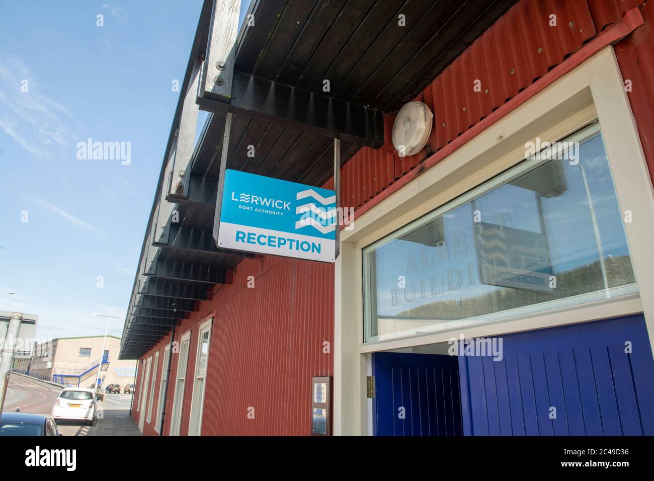 Lerwick Port Authority , Albert Buildings, Lerwick, Shetland Stock ...