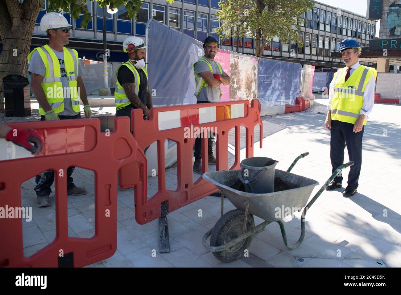 Stevenage town regeneration hi-res stock photography and images - Alamy