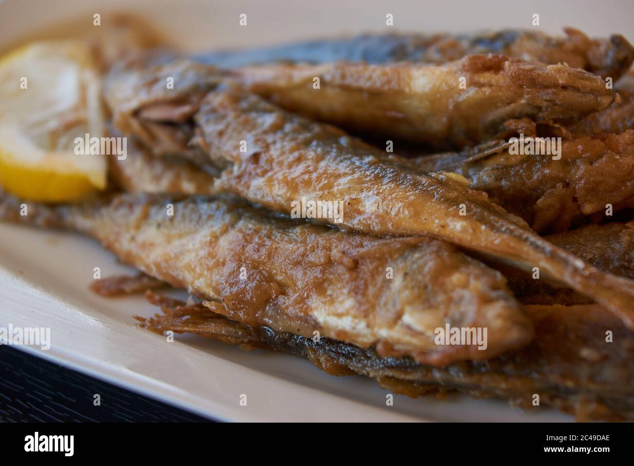 Fish plate grilled table seaside hi-res stock photography and images ...
