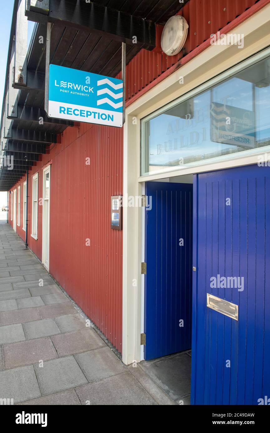 Lerwick Port Authority , Albert Buildings, Lerwick, Shetland Stock ...