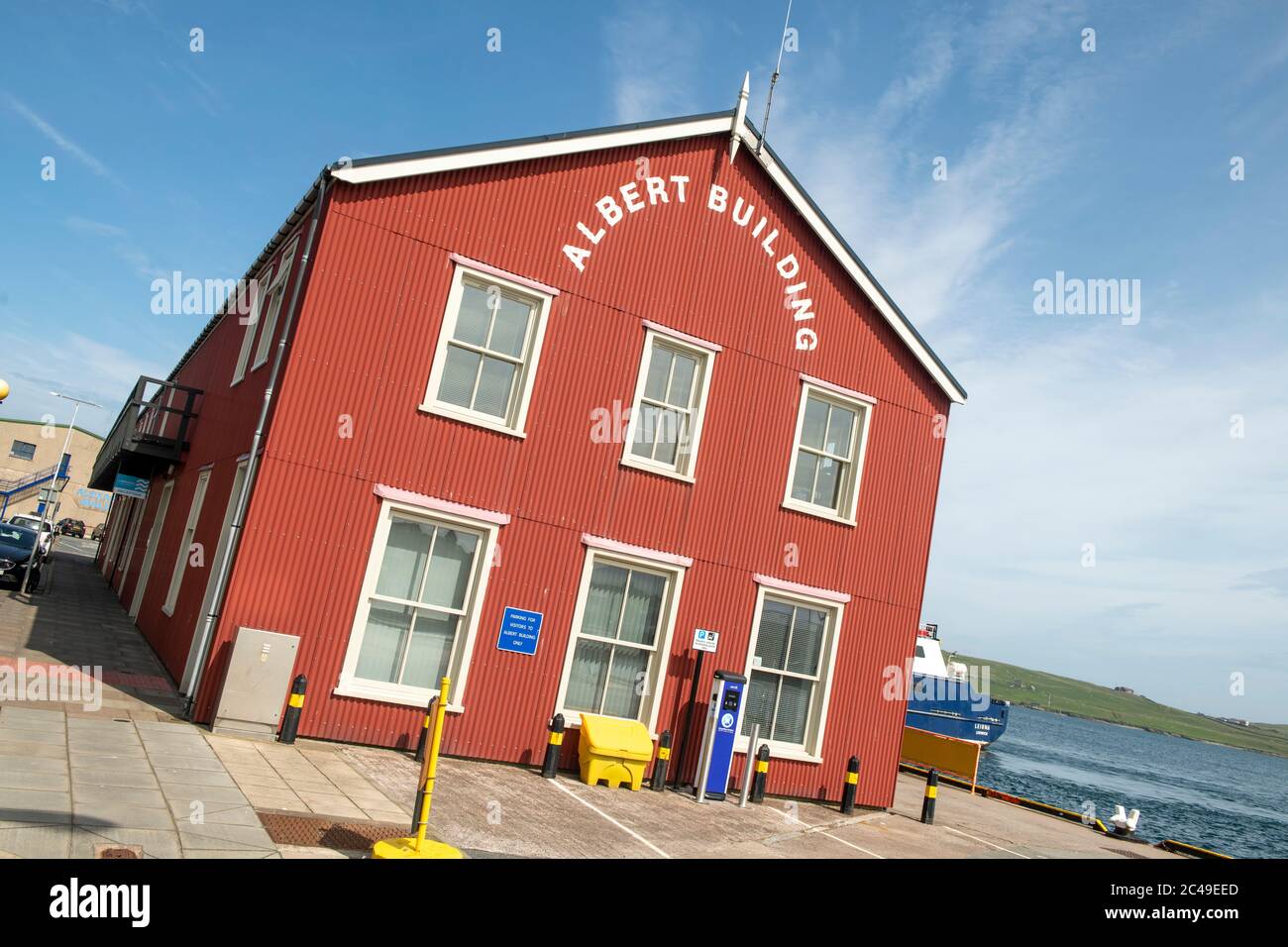 Lerwick Port Authority , Albert Buildings, Lerwick, Shetland Stock ...