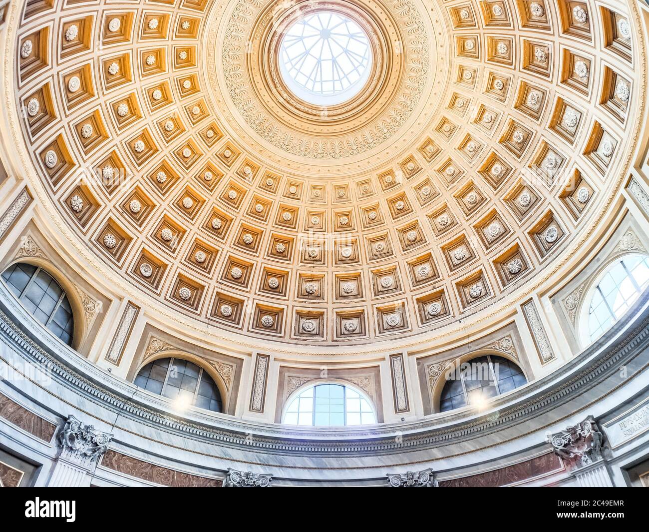 Rome Italy Vatican Gold Ceiling High Resolution Stock Photography and ...