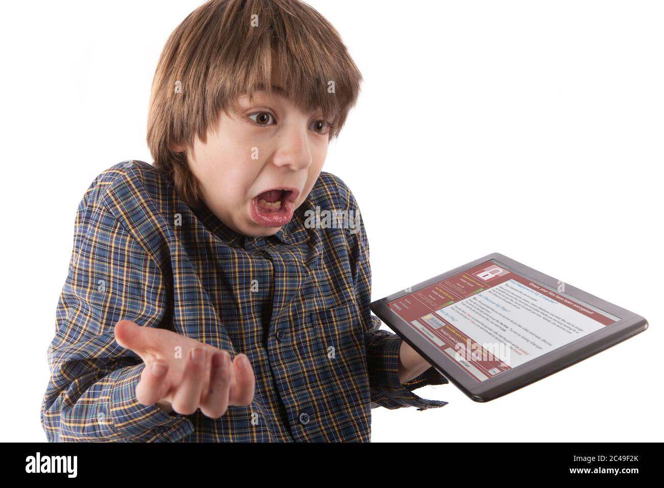 Shocked boy hi-res stock photography and images - Alamy