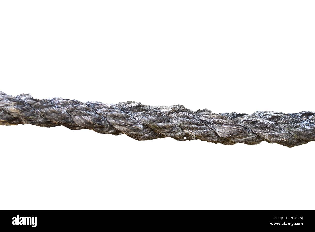 Old worn ship rope isolated on white background, HD Image and Large ...