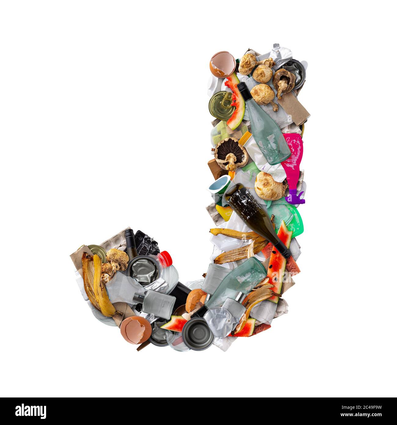 Letter Rubbish Trash Font Garbage High Resolution Stock Photography and ...