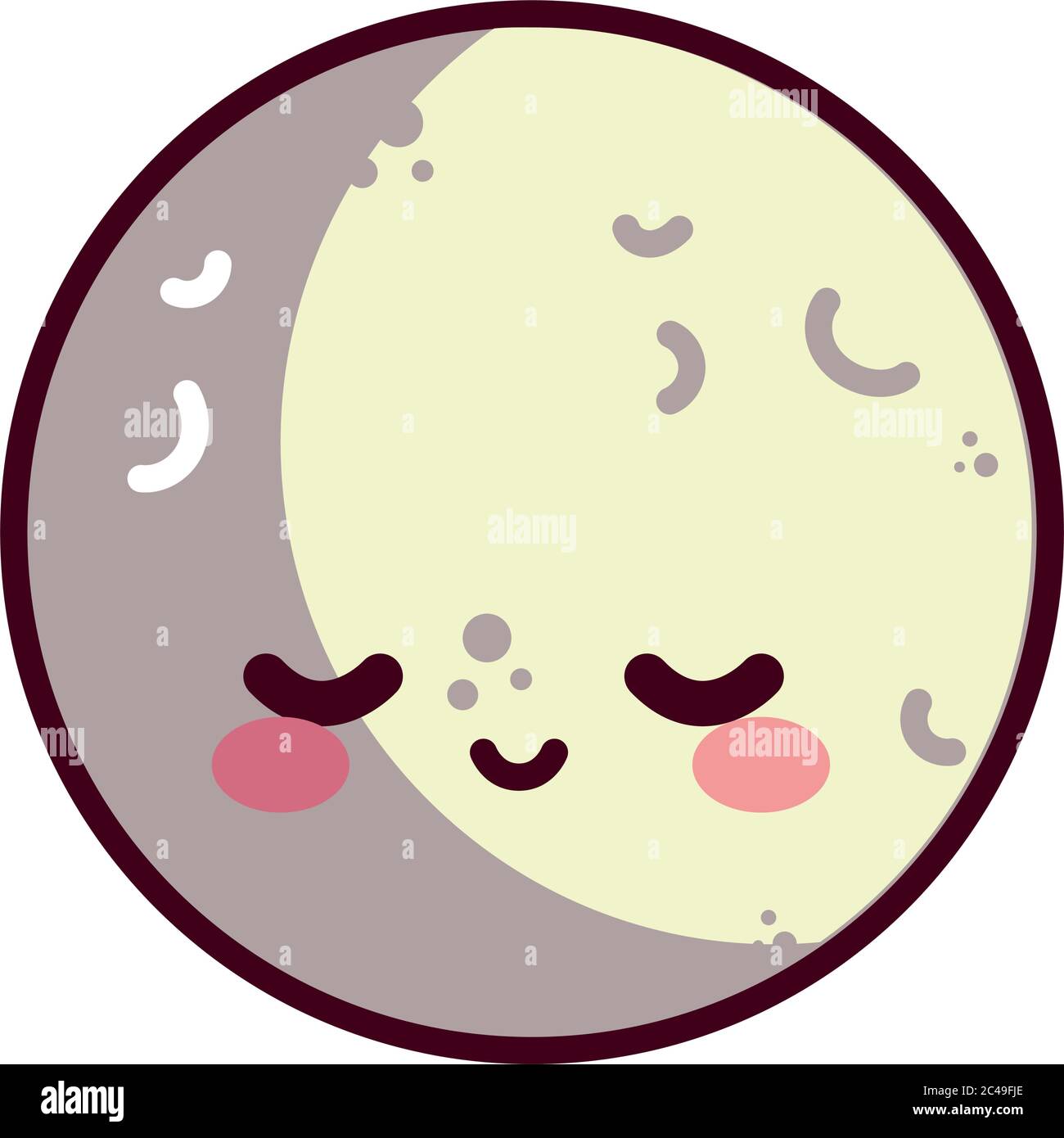 Moon icon phases animation flat hi-res stock photography and images - Alamy