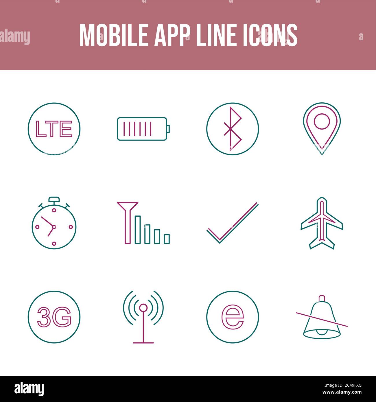 Bluetooth disabled Stock Vector Images - Alamy