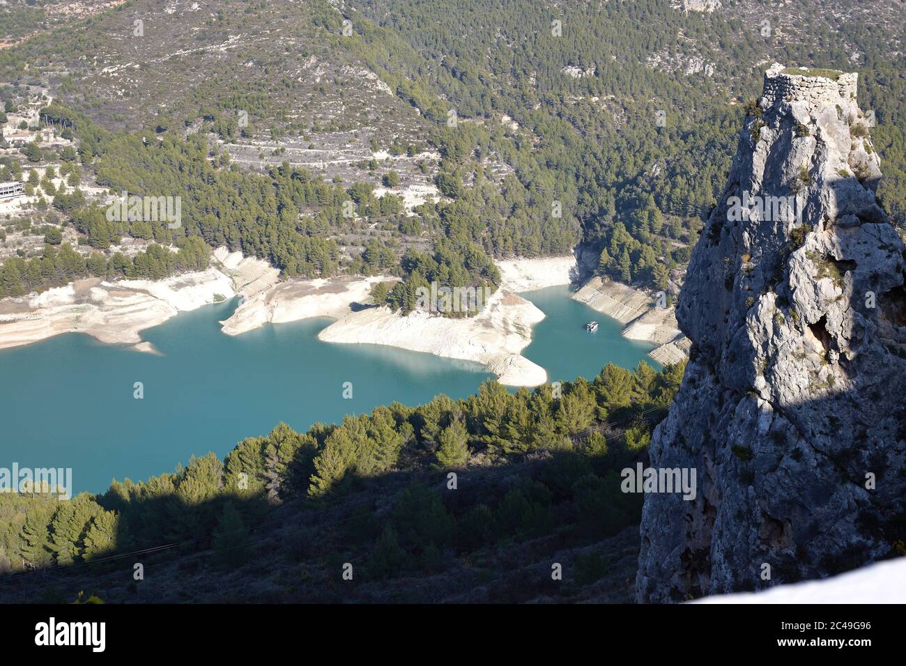 Beautiful Embalse de Guadalest, Spain Stock Photo - Alamy