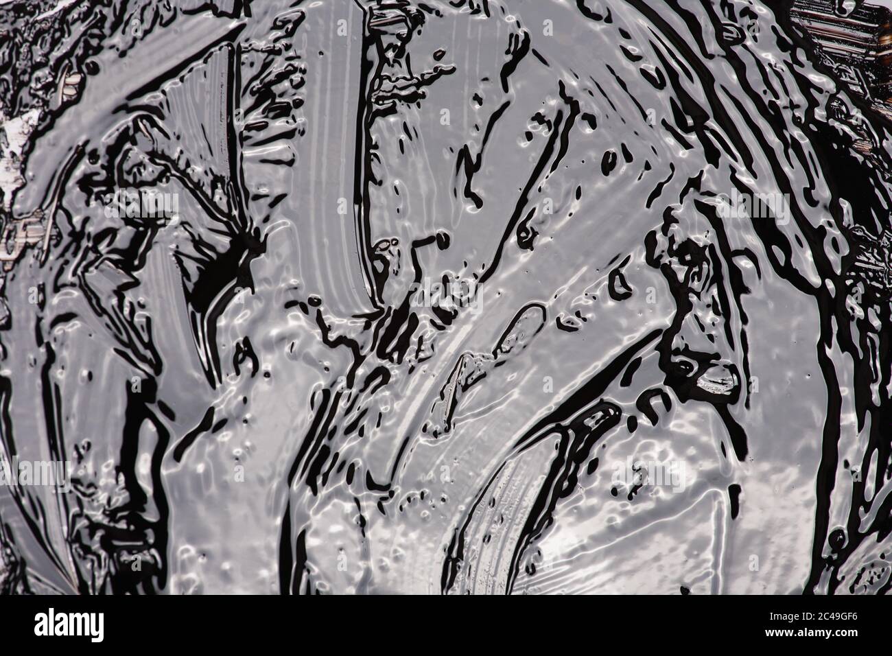 Liquid tar surface for backgrounds Stock Photo - Alamy