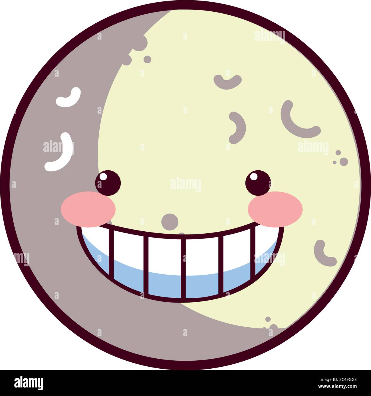 Moon icon phases animation flat hi-res stock photography and images - Alamy