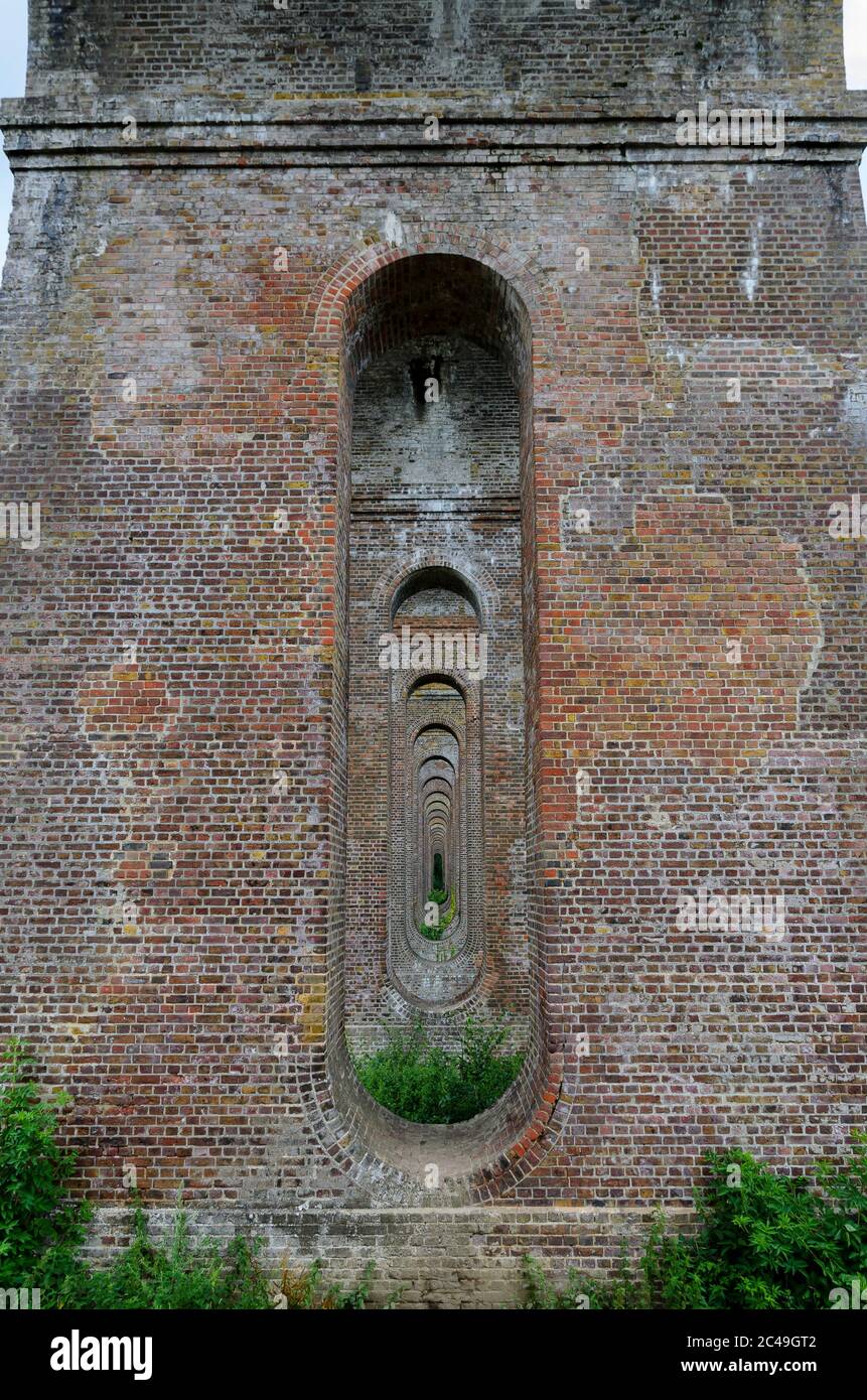Chappel, Essex, 21/07/2014 The brick built Chappel Viaduct is a railway ...