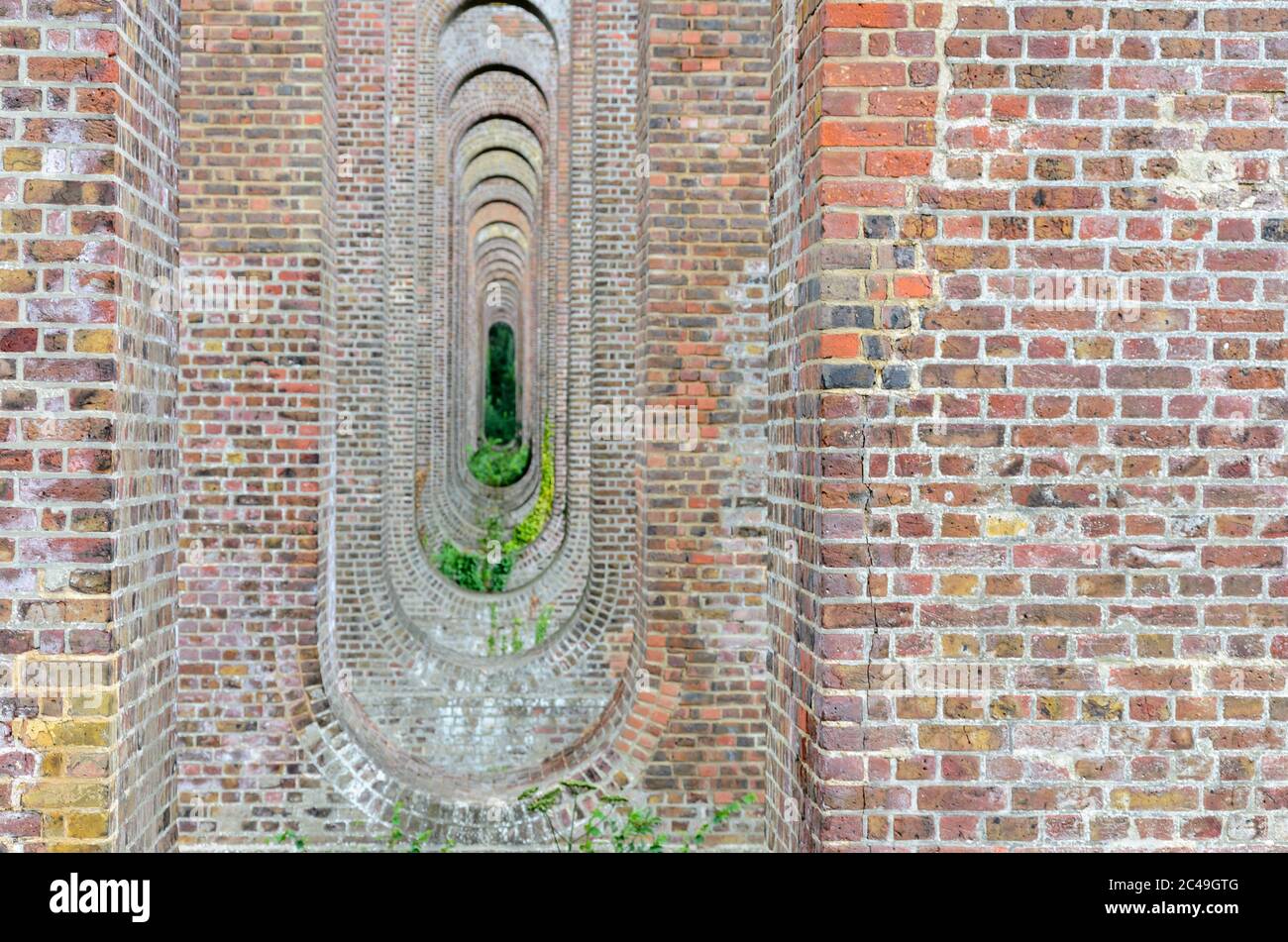 Chappel, Essex, 21/07/2014 The brick built Chappel Viaduct is a railway ...